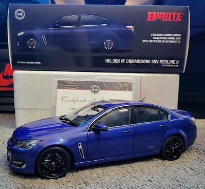 1/18 BIANTE HOLDEN VF COMMODORE SSV REDLINE II SLIPSTREAM BLUE Diecast ...
