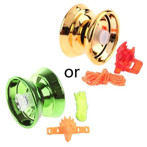 Alloy Yo Yo Toy Sport Yo-yo with Elastic String Interactive Spin Game ...