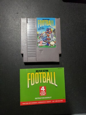 NES Play Action Football (Nintendo NES, 1990) - Loose W/Manual Tested ...