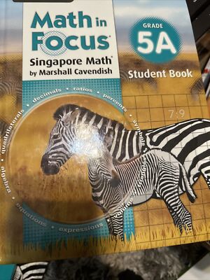 Student Edition Book A Grade 5 2018 (Math in Focus (STA)) (bc4 ...