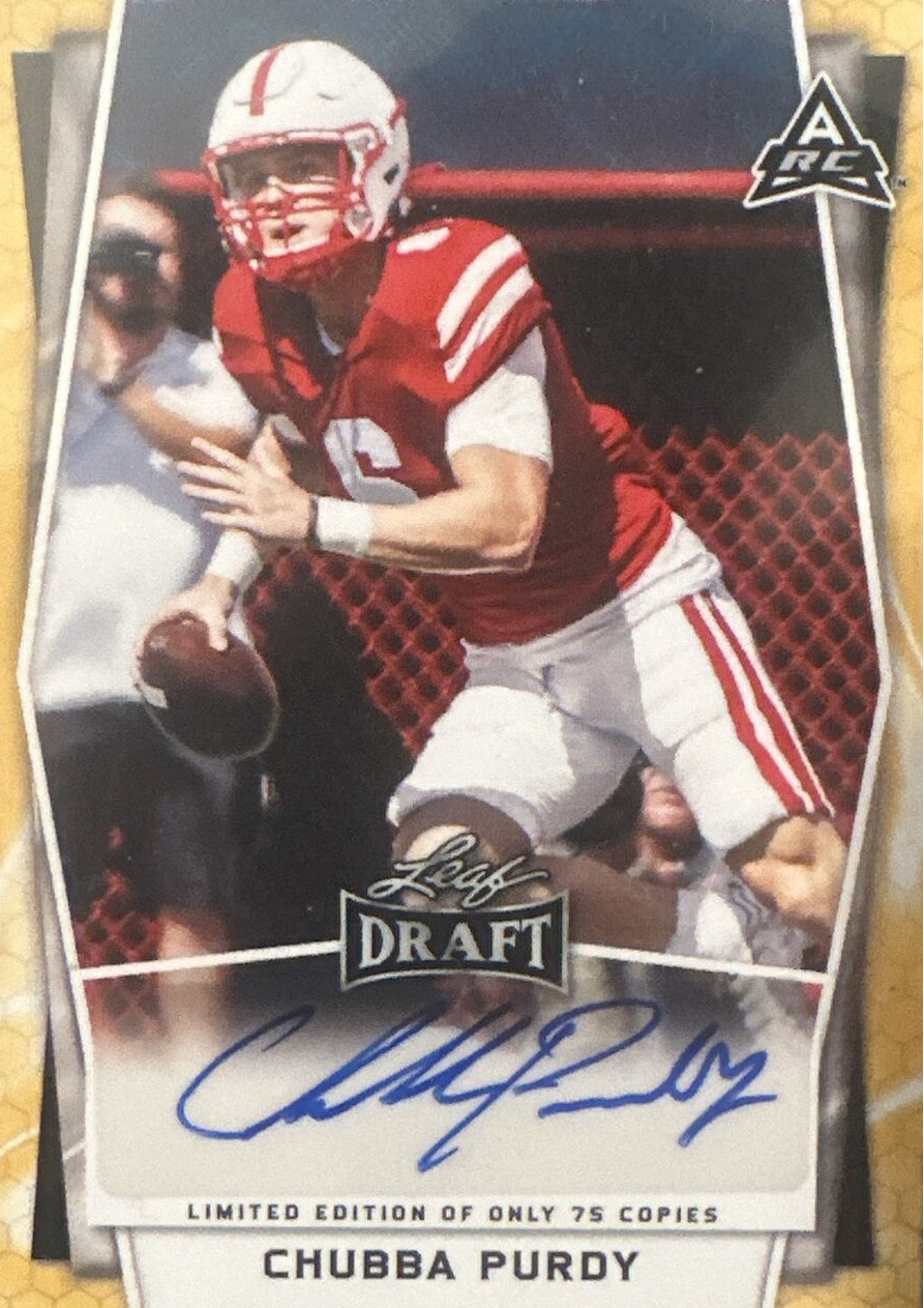 2022 Leaf Draft - Autographs Gold #BA-CP1 Chubba Purdy (AU, RC) for ...