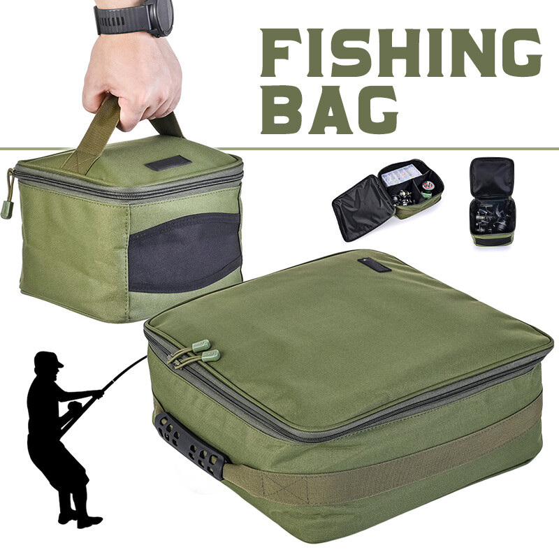 1Pc Fishing Reel Storage Bag Carrying Case Oxford Cloth Camping ...