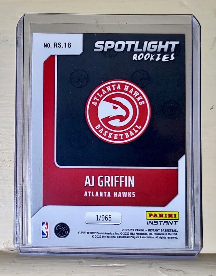 AJ Griffin 2022-23 Panini NBA #16 Spotlight Rookies Card 1/965 | eBay