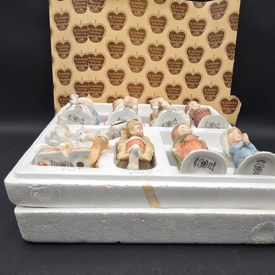 Lefton China The Bethlehem Collection 1986 Children Christmas Nativity ...