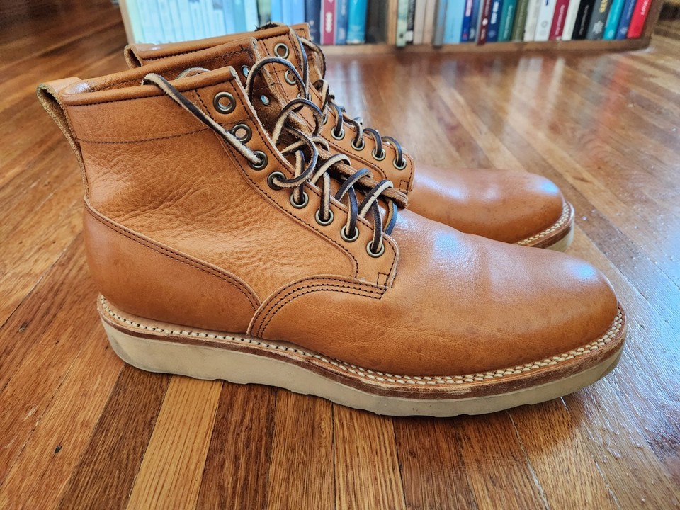 Viberg Scout Boot Japanese Tochigi Natural Cowhide 2030 last 10.5 | eBay