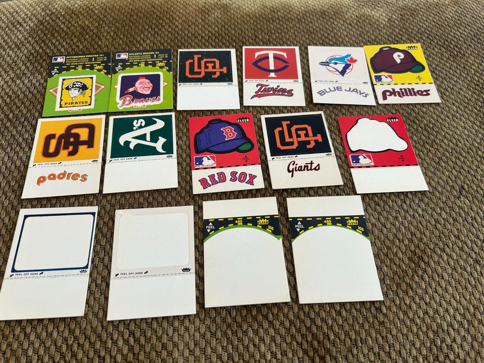 1982 Fleer Stickers complete your set | eBay