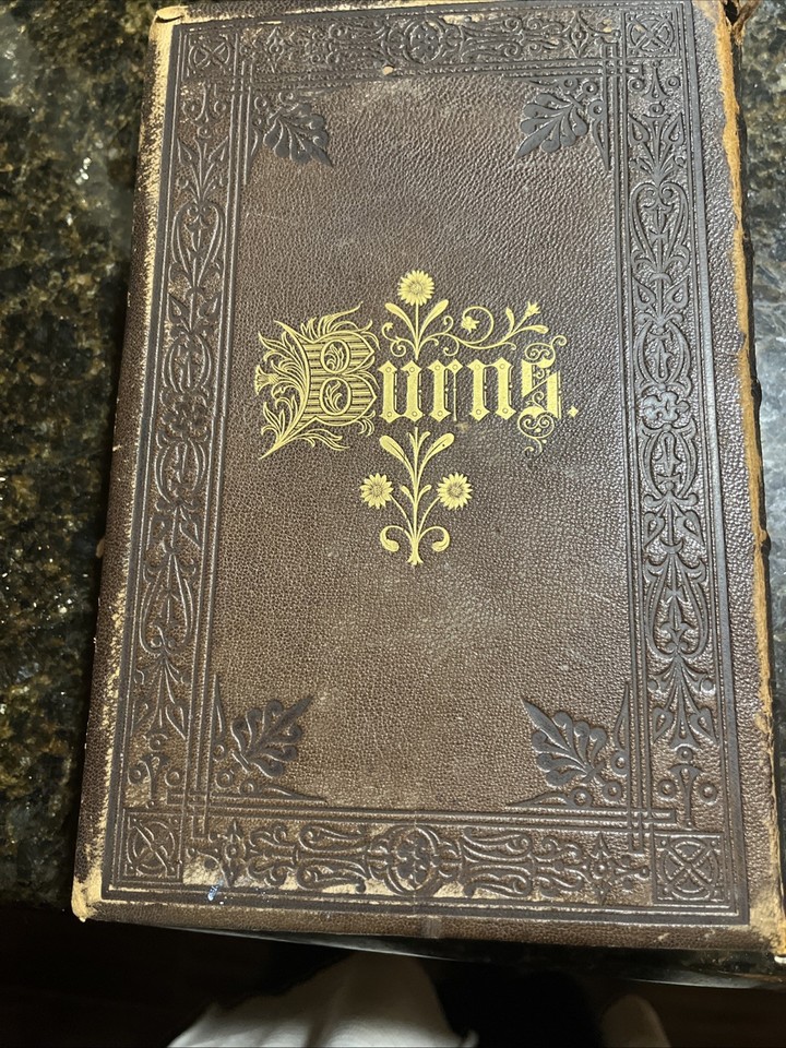 1855 "The Complete Works of Robert Burns" Allan Cunningham Illustrated ...