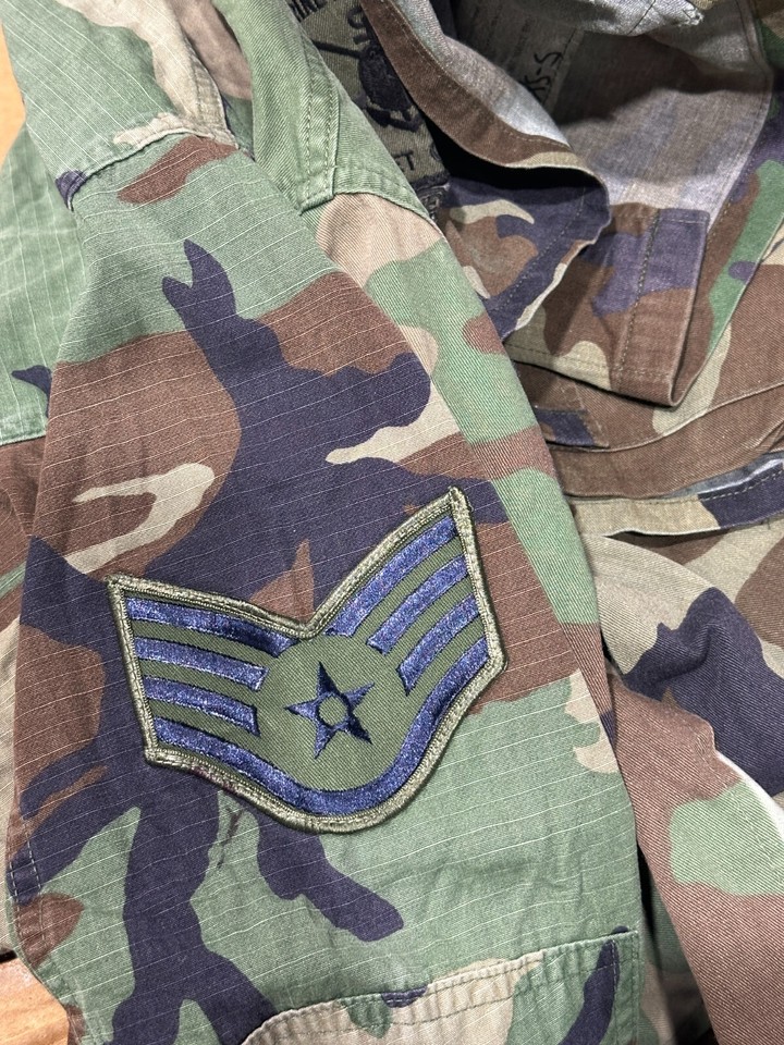 US Military BDU M81 Woodland Combat Uniform Shirt Field Jacket Top Camo ...