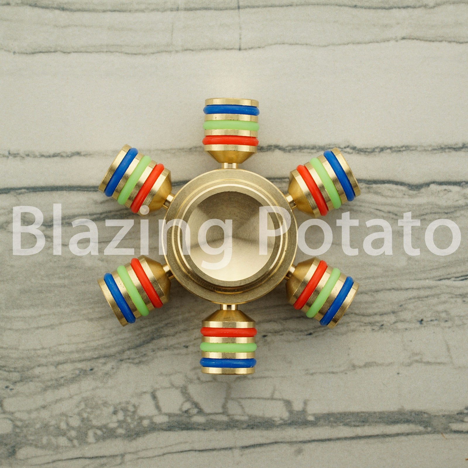 Hex Modular Tri Spinner Fidget Spinners Gyro Figet Desk Toy Focus EDC ...