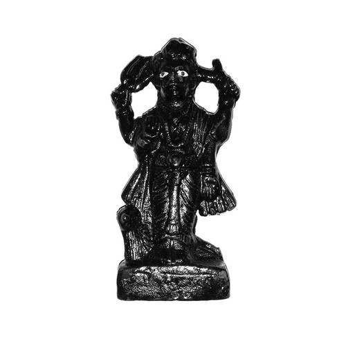 Handmade Highly Energized Black Stone Lord Shani Dev Murti Statue For ...