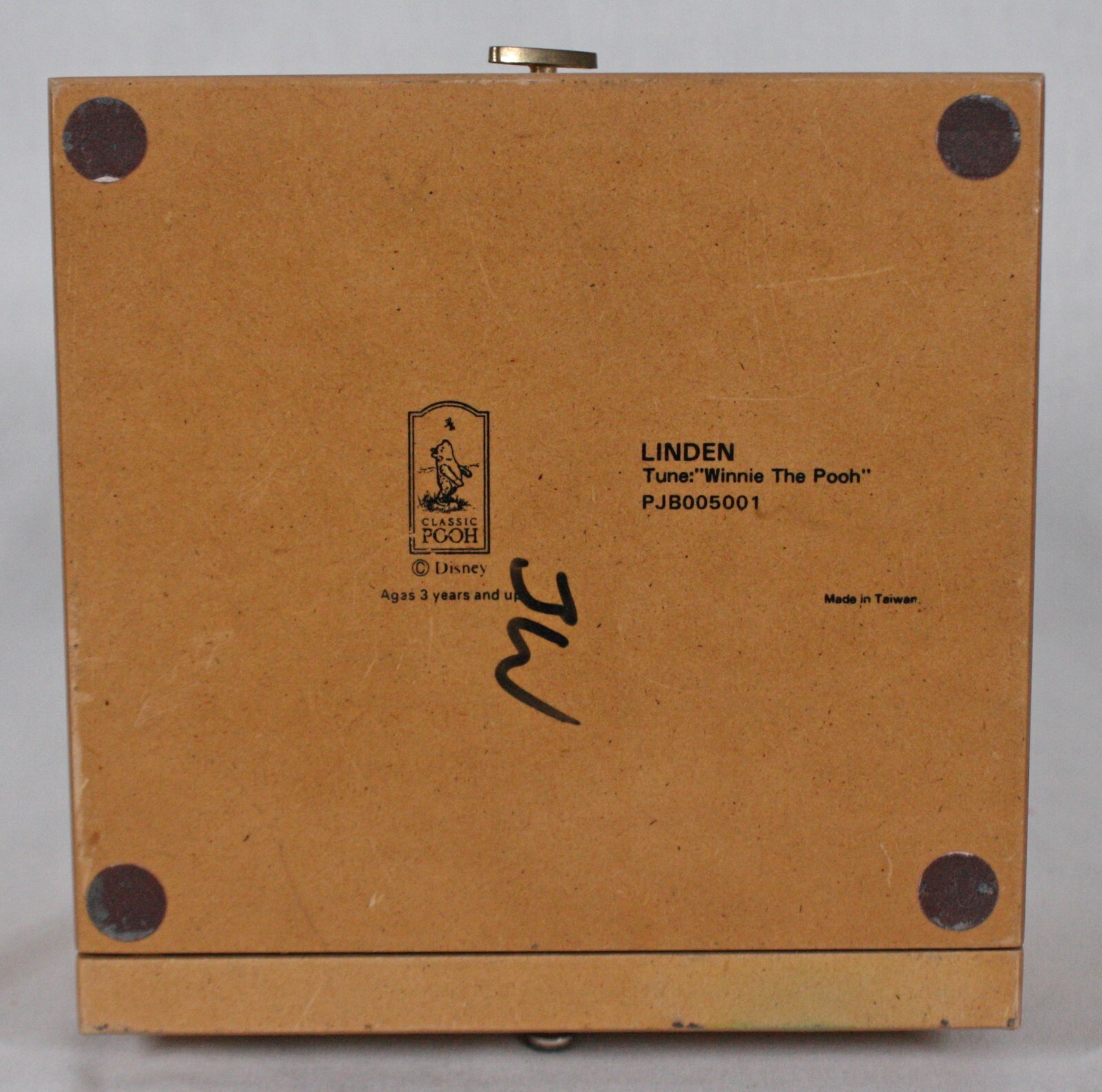 RARE! LINDEN DISNEY CLASSIC WINNIE THE POOH MUSICAL JEWELRY BOX DRAWER ...