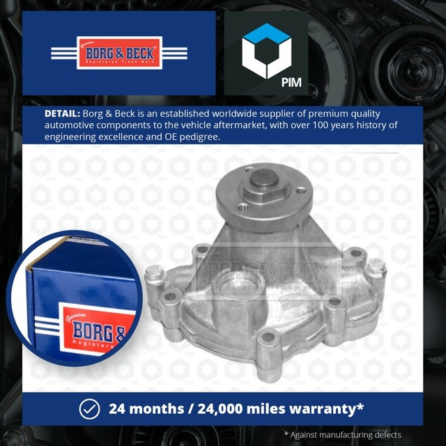 Water Pump Fits Jaguar XJ X308 4.0 97 to 03 DC Coolant B&b Aj88417 ...