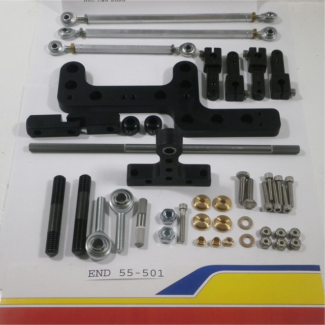 Enderle Blower Supercharger Linkage Kit Inline Mounting 4150 Carbs for ...