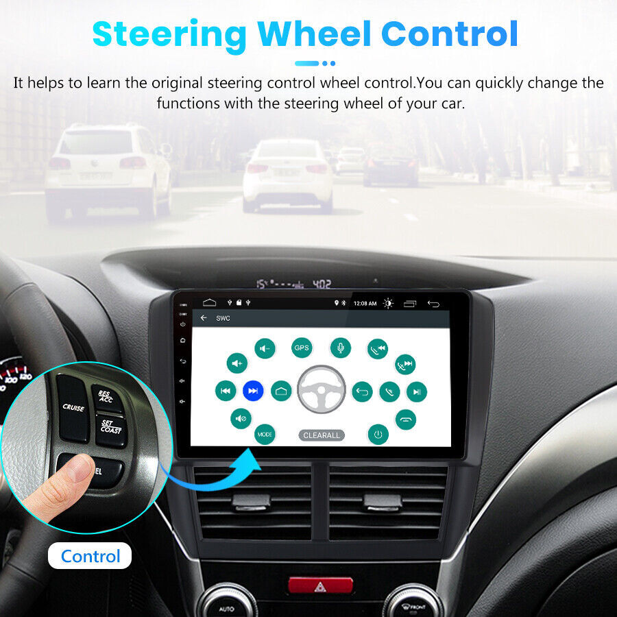 For Subaru Forester 2009-2013 Car Stereo Radio GPS Nav Camera Android ...