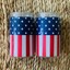 Eternalux Templar American Flag Candles Set Of 2 Unscented 4” Glass ...