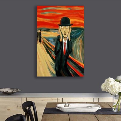 Van Gogh's Oil Painting Cry Canvas Painting Wall Art Poster Print Wall ...