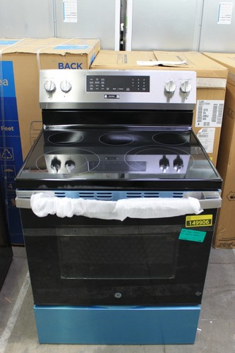 GE GRF600AVSS 30" Stainless Freestanding 5 Element Electric Range NOB ...