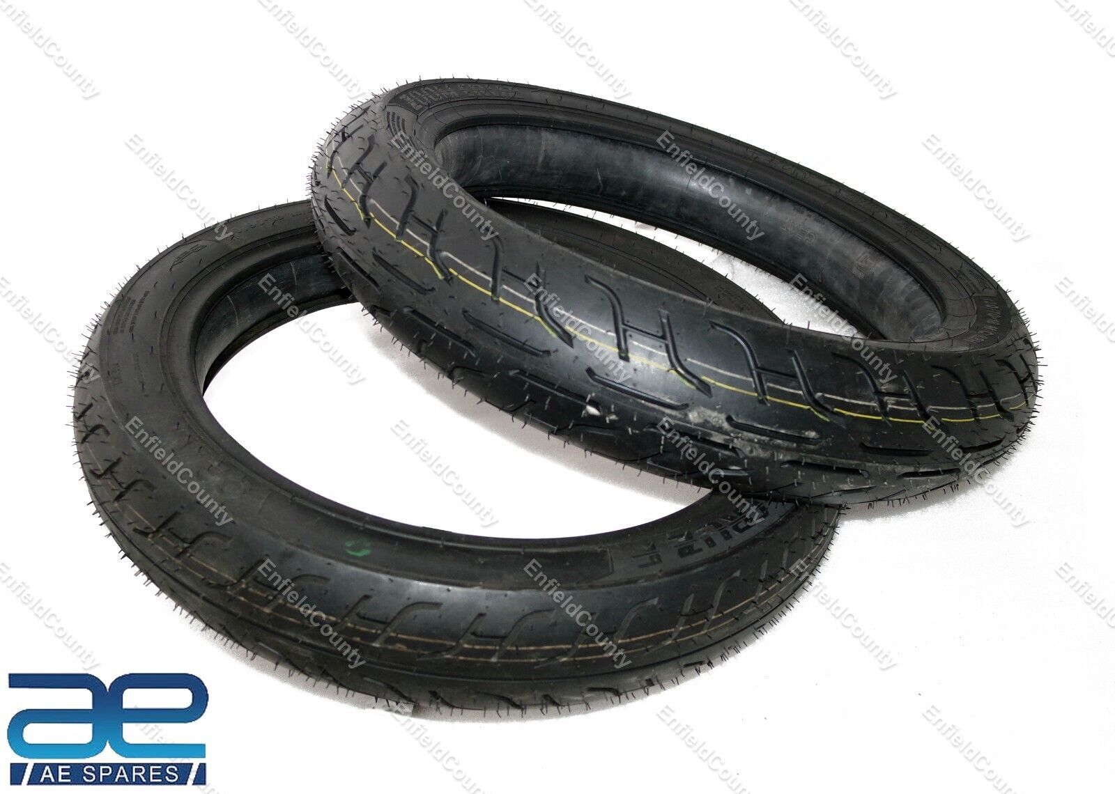 Front Rear Wheel Tyre Tubeless For Royal Enfield Continental ...