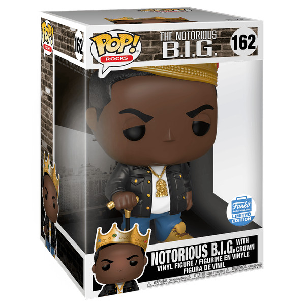 Funko Pop! Vinyl Jumbo 10 in: Notorious B.I.G. with Crown - Funko ...