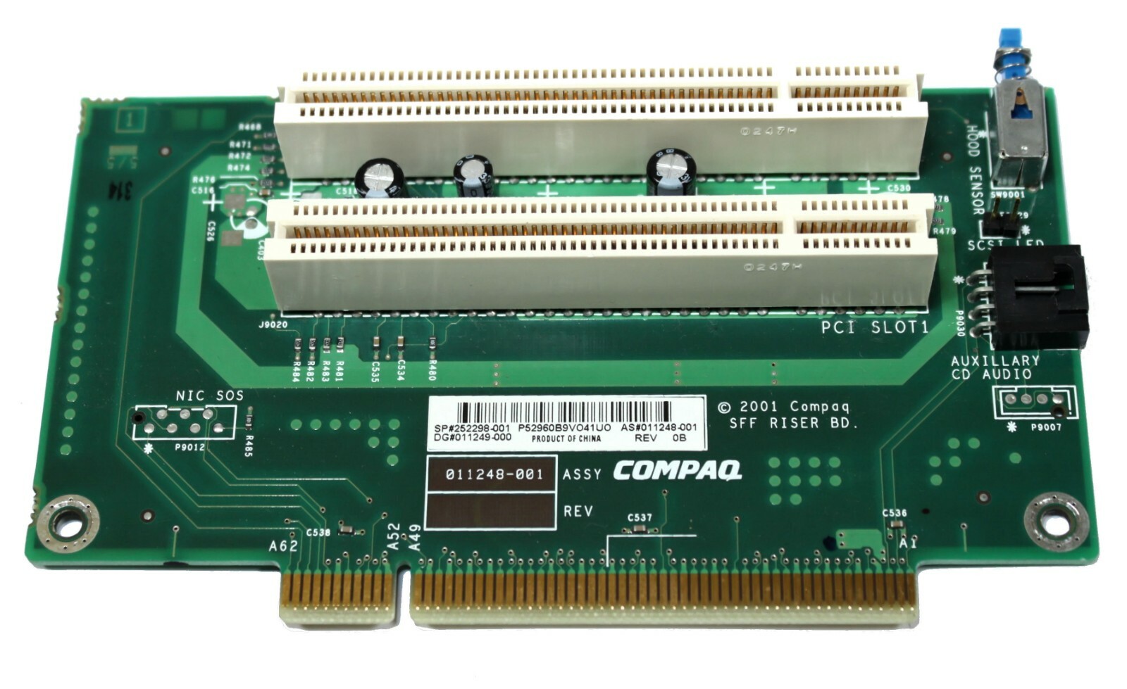 HP Compaq D500 / D510 SFF Small Form PCI Riser Board / Card - 252298 ...