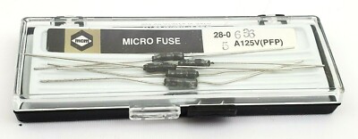 Box of 5 MCM Micro Fuses 28-0 636 A125V (PFP) | eBay