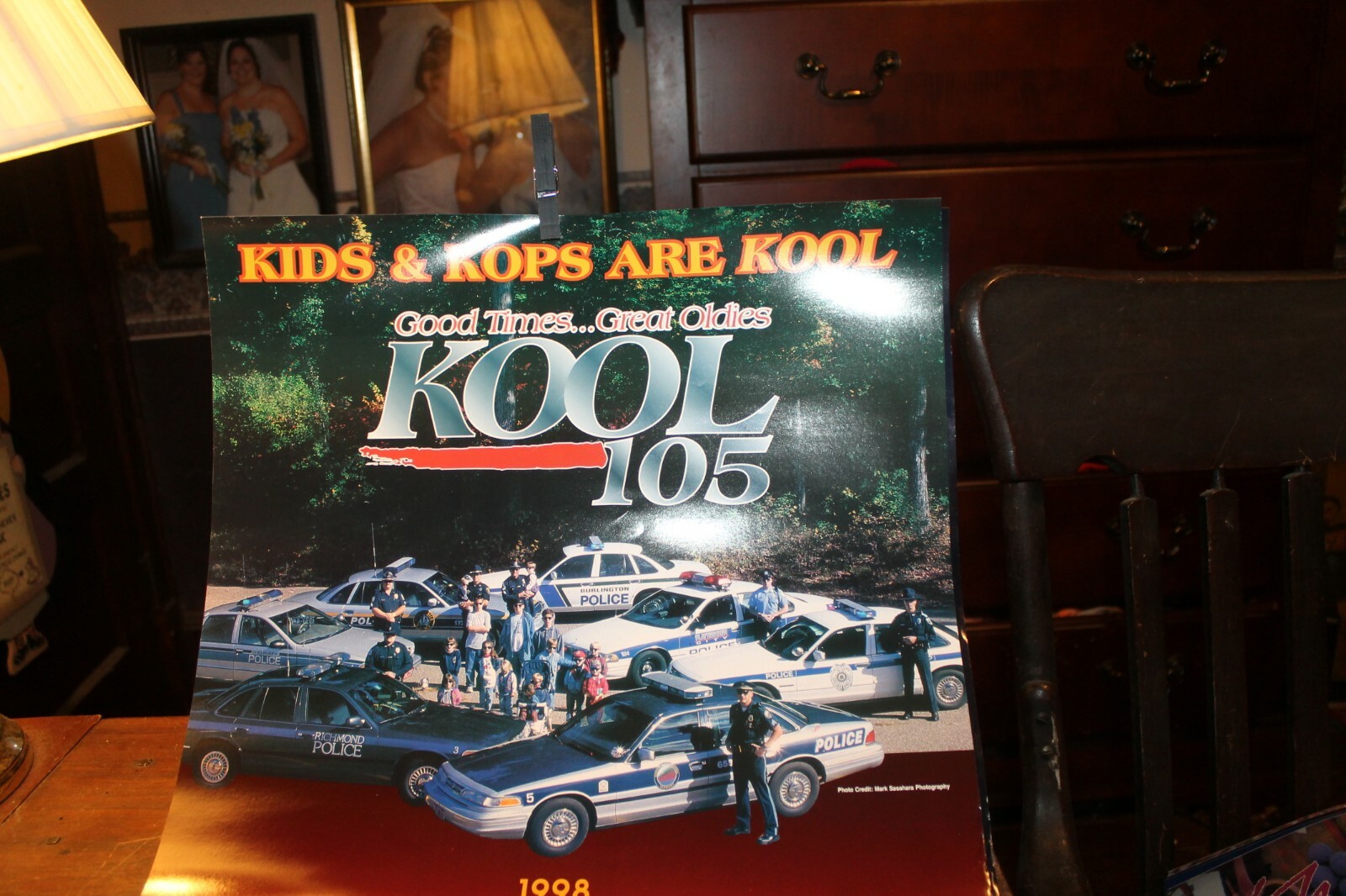 Vintage 1998 Calendar 17x24 Kool 105 Vermont WKOL Police Burlington | eBay