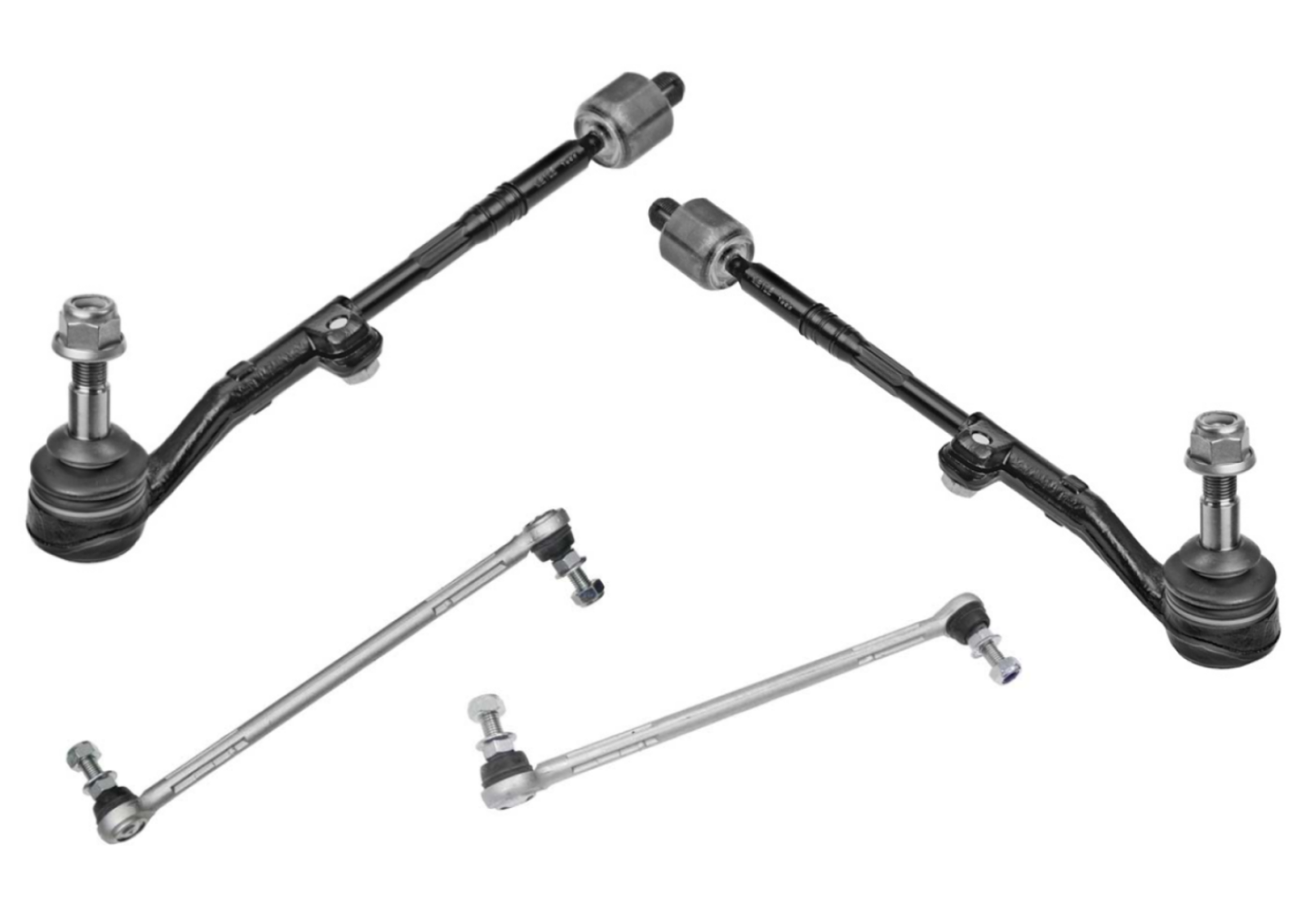 For BMW 1 3 X1 Z4 OEM Tie Rod Assembly Inner Outer Sway Bar Link Kit Lt ...