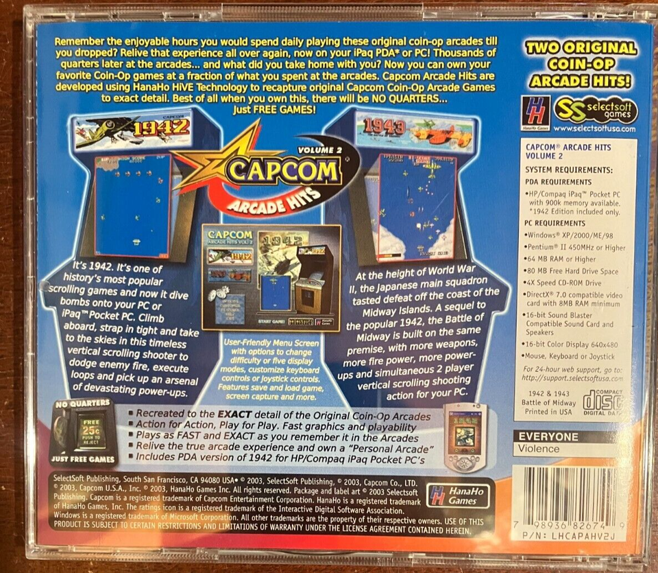 Capcom Arcade Hits Volume 2 PC Game 1942/43 - VERY GOOD | eBay
