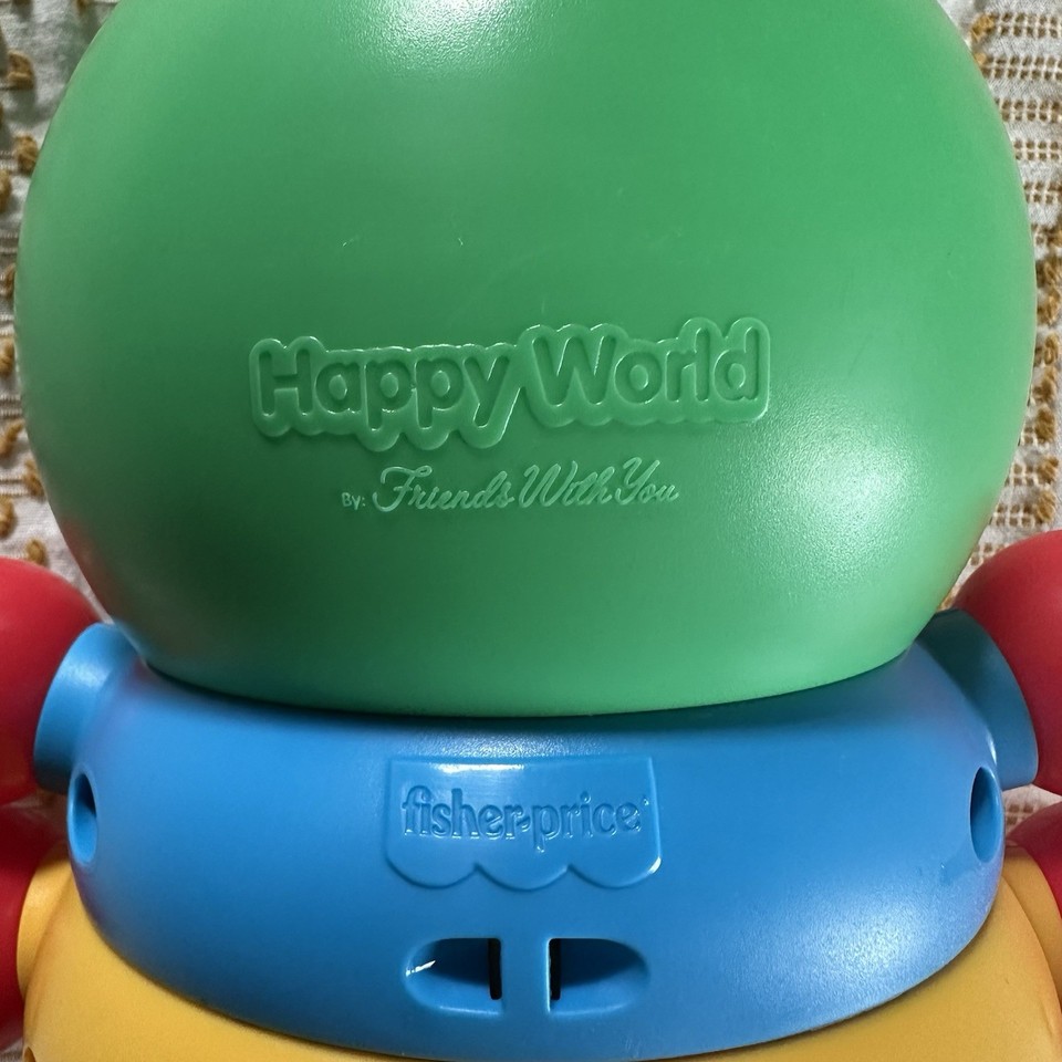 Fisher Price Happy World Dance Dance Rainbow Worm Wobble Toddler ...