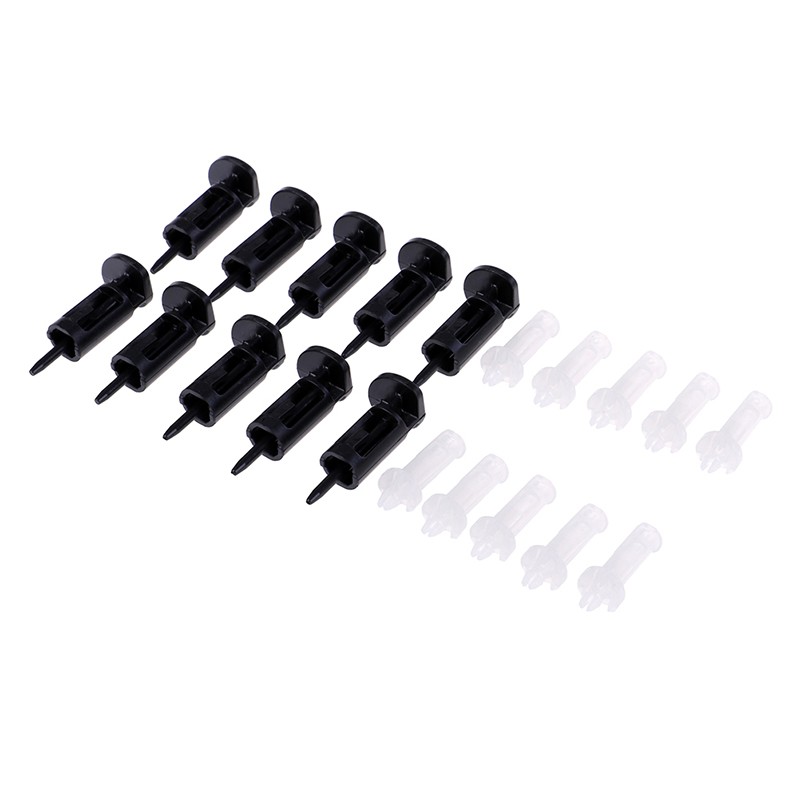 10Pcs 775 CPU heatsink mount pin plastic push screw cooling fan ...