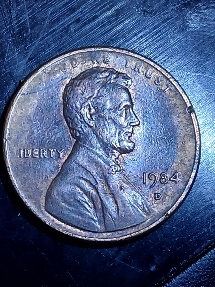1984 d penny ERROR ERROR ERROR No L in Liberty | eBay