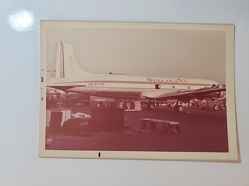Faucett Peru Douglas DC-6BF April 1974 Photograph | eBay