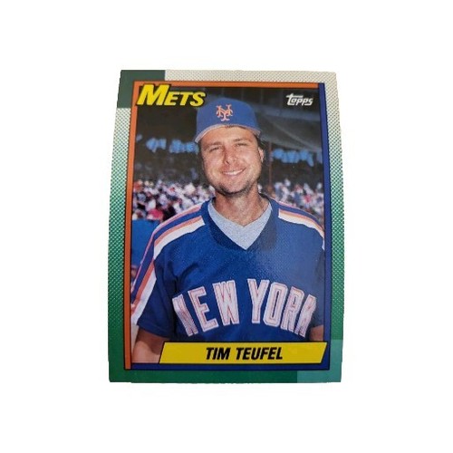 1990 Topps #764 Tim Teufel New York Mets MLB Baseball Card (I | eBay