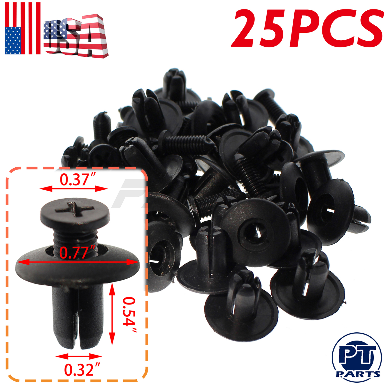 25x Push Bumper Retainer Clip 8659028000 for Hyundai Elantra GT Ioniq ...
