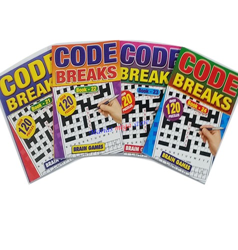 A5 SIZE CODE BREAKS CODEBREAKS PUZZLE BOOK BOOKS 128 PUZZLES KIDS ...