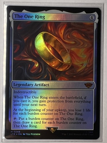 MTG | LTR | The One Ring | FOIL | M0246 | Legendary Artifact | NM ...