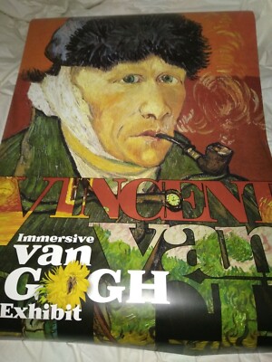 Immersive Van Gogh NY Exhibit Poster Vincent Van Gogh SELF PORTRAIT ...