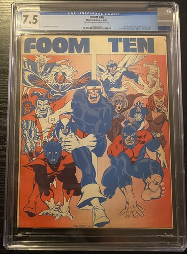 FOOM #10 CGC 7.5 Pre-dates GSX Giant Size X-Men 1 and X-Men 94; WP KEY ...