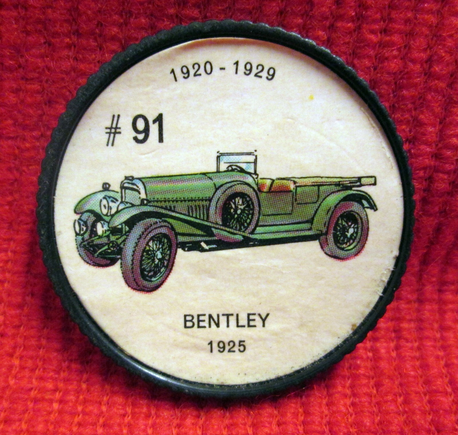 Jello / Hostess Car Coin #91 Bentley Famous Car Series 1920 - 1929 ...