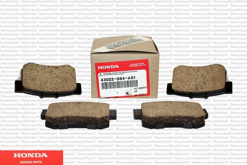 Genuine Honda OEM Rear Brake Pad Kit Fits:1995-2005 Multiple Model ...