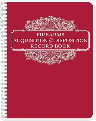 NEW Gun Log Book Firearms Acquisition and Disposition Record Book 100 ...
