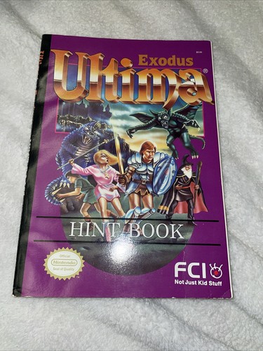 Ultima: Exodus Nintendo NES 1989 Hint Book | eBay