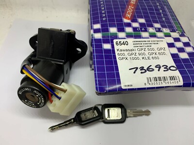 Kawasaki ZZR600 ZZR1100 GPZ500S GPZ900R GTR1000 Ignition Switch VIC6540 ...