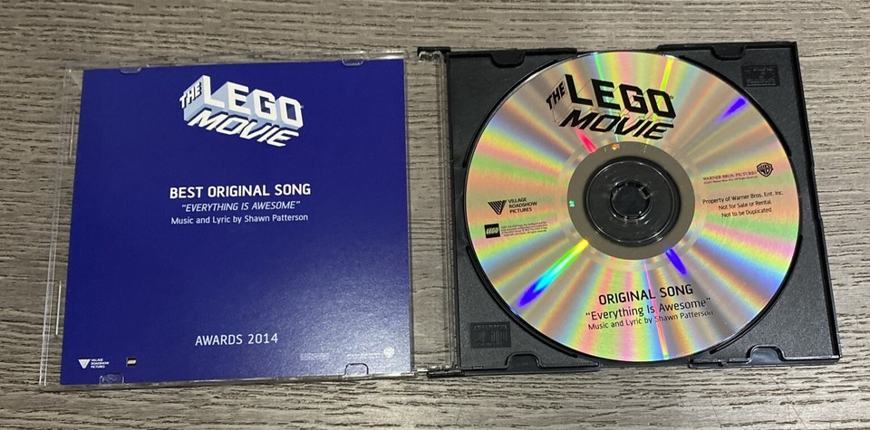 The LEGO Movie Original Song Soundtrack Everything Is Awesome CD FYC | eBay