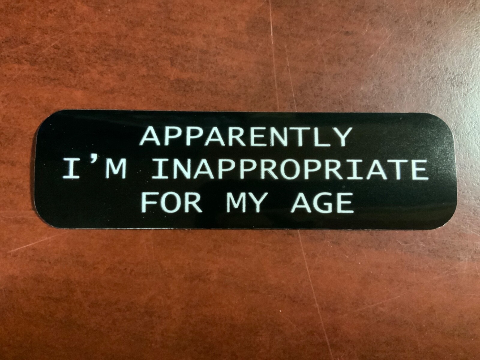 Motorcycle Sticker for Helmets or toolbox #1,640 Apparently I’m ...