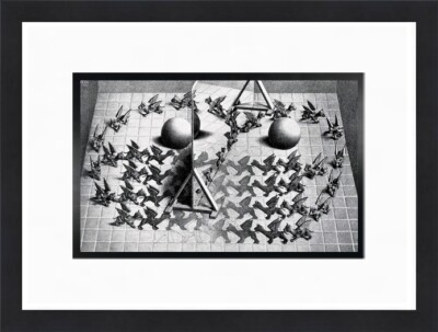 M.C. Escher - Magic Mirror Custom Gallery Framed Print | eBay