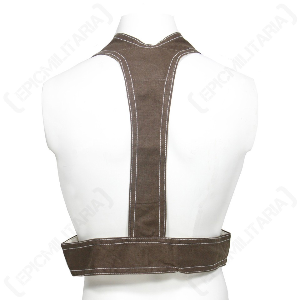British Army BREN VEST - Commando Airborne WW2 Skeleton Assault Jerkin ...