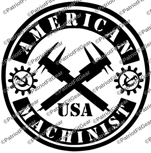 Machinist,American Machinist,Caliper,Micrometer,Milling,CNC,Sticker ...