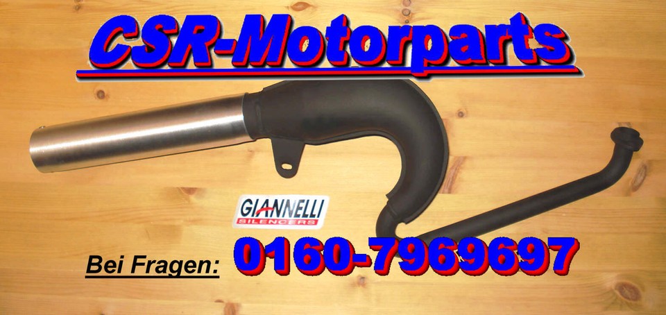 Honda PX 50 25 R Tuning Auspuff Krümmer Alu Tuning Mofa Giannelli ...