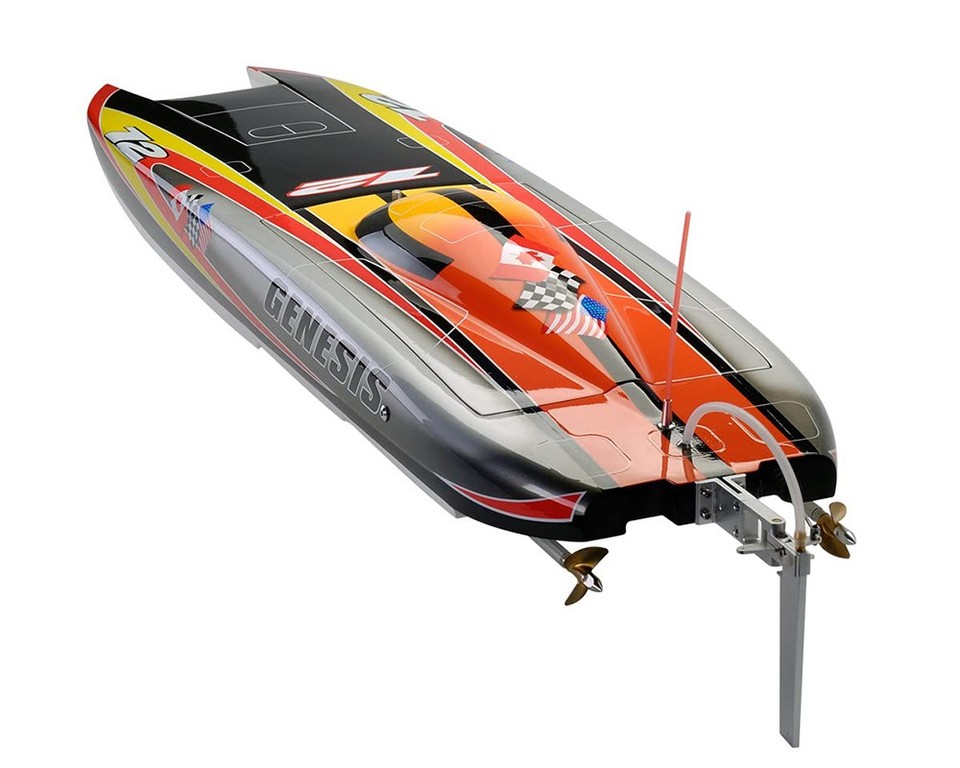 1122L-F TFL Genesis 940mm Fiberglass Catamaran w/ 2x4082 2200kV Motor ...
